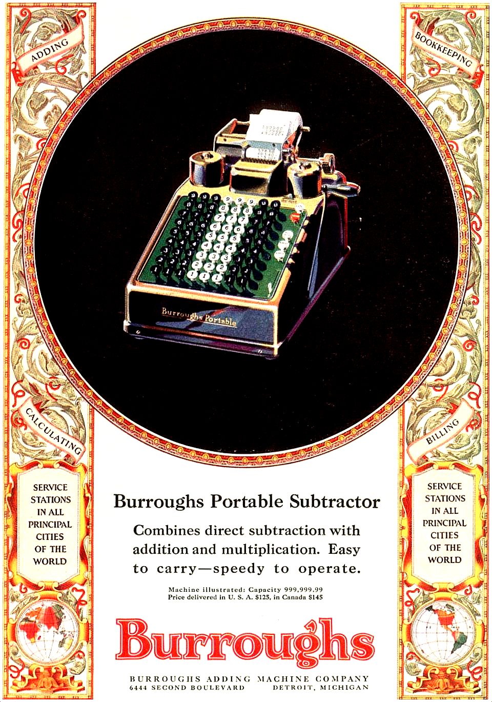 The Burroughs Adding Machine — 1929 | High Shrink